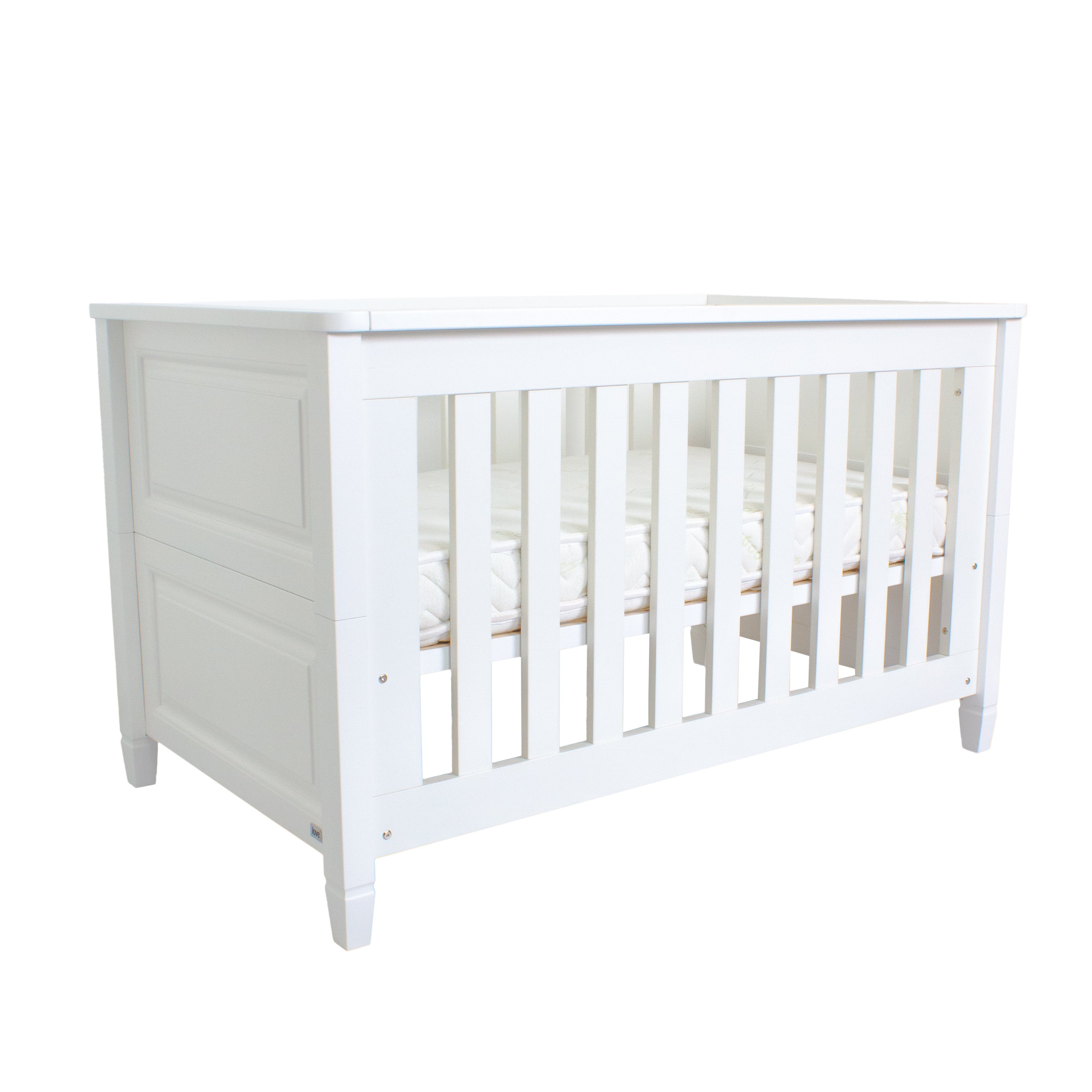 Everly Cot, Love N Care Chest & Love N Care Mattress Package | Nursery ...