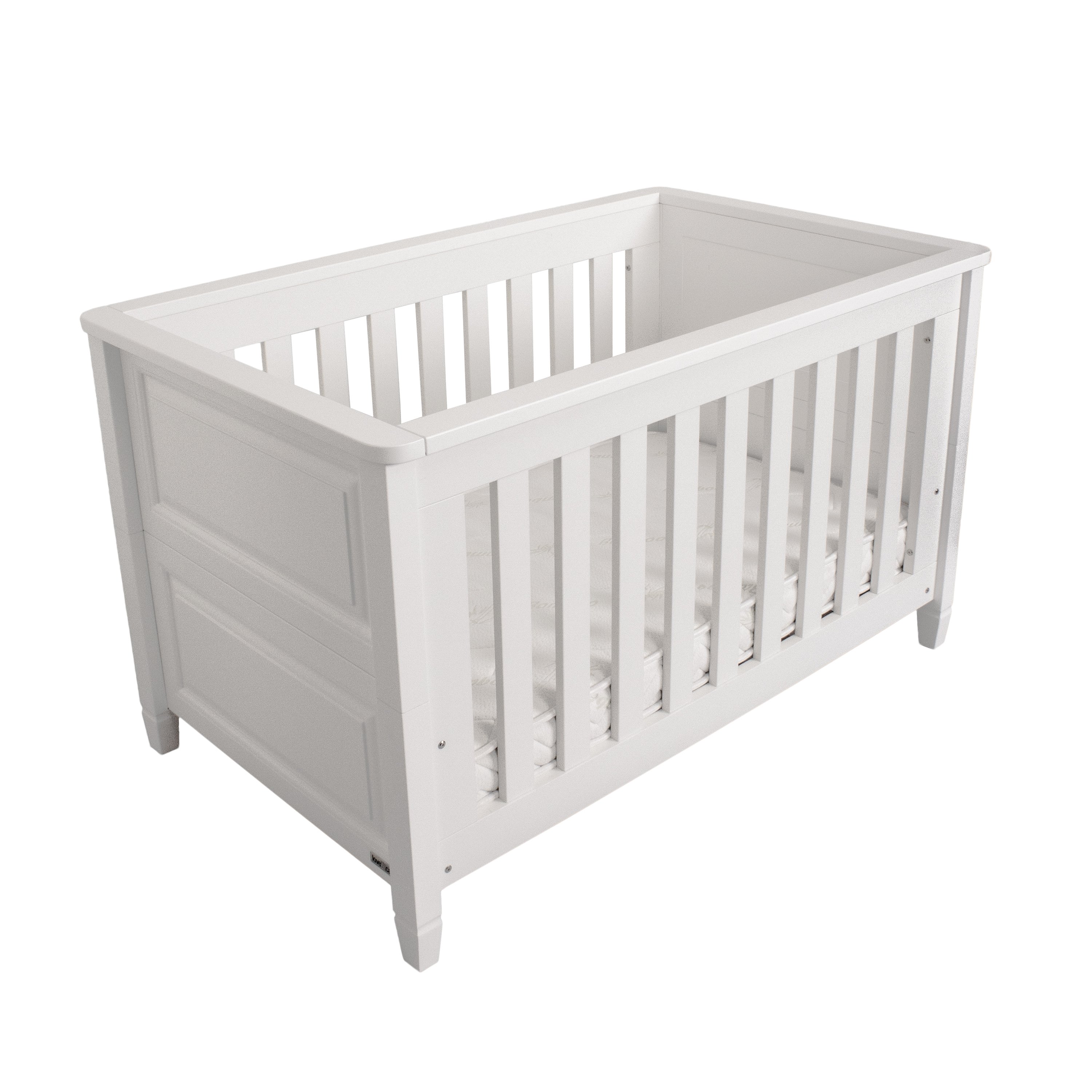 Everly Cot, Love N Care Chest & Love N Care Mattress Package | Nursery ...